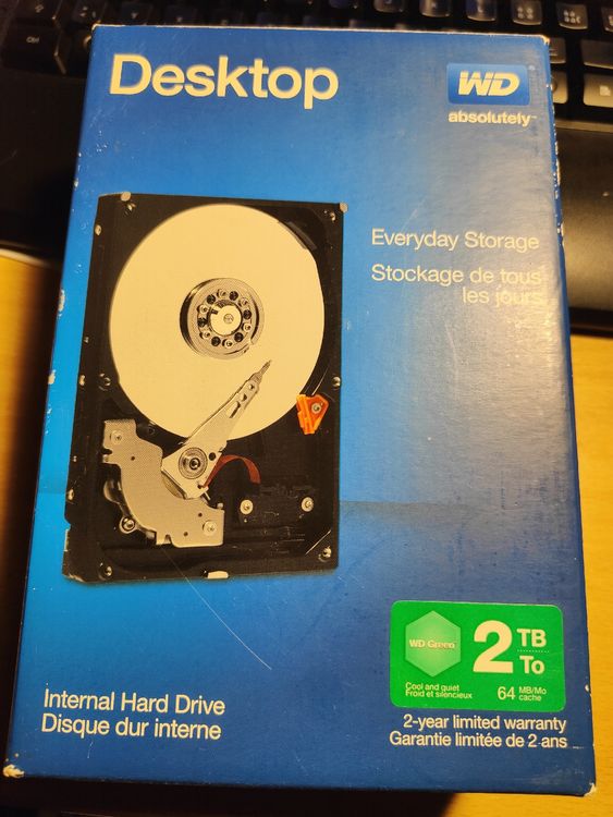 WD Green 2TB HDD, Top Zustand, SATA - Festplatte! (Gebraucht) in Wil SG ...