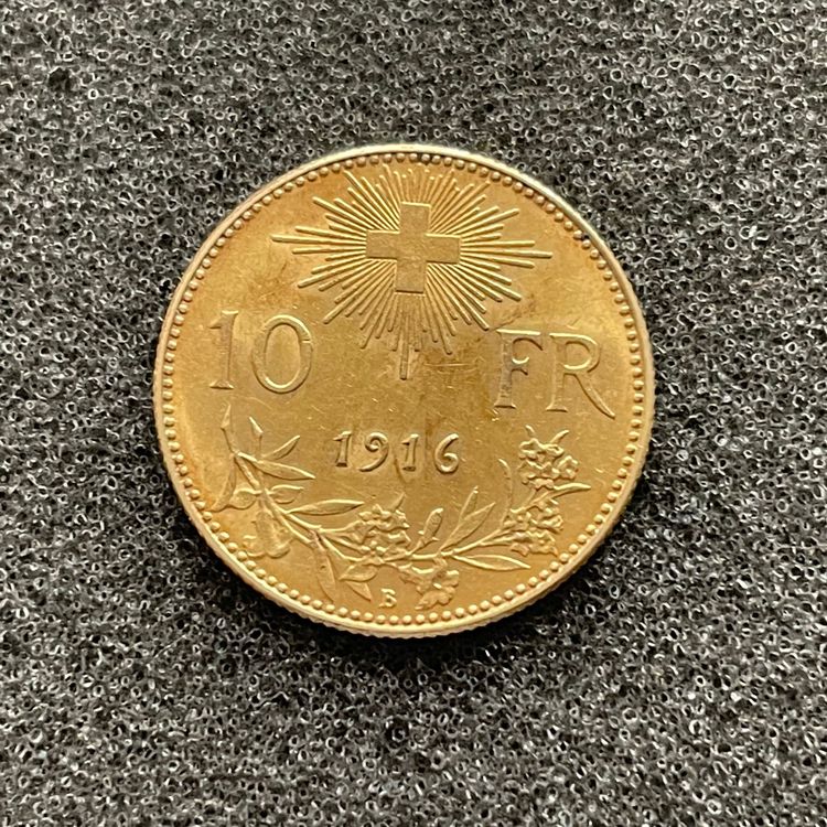 10 Franken Gold Vreneli 1916 | Kaufen auf Ricardo