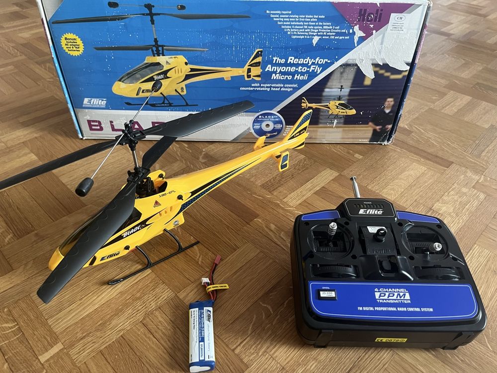 RC Helikopter E-Flite Blade CX (Gebraucht) in Lotzwil für CHF 20 – mit ...