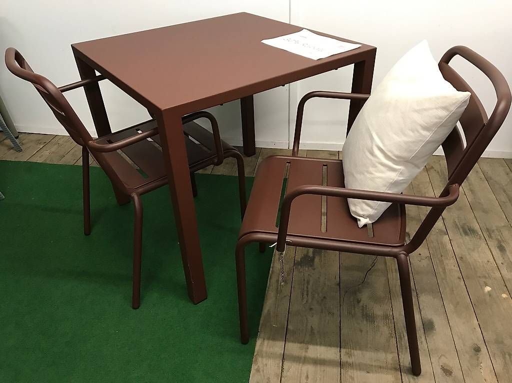 emu Nova Bistrotisch + 2 emu Star Gartensessel, SET komplett (Neu ...