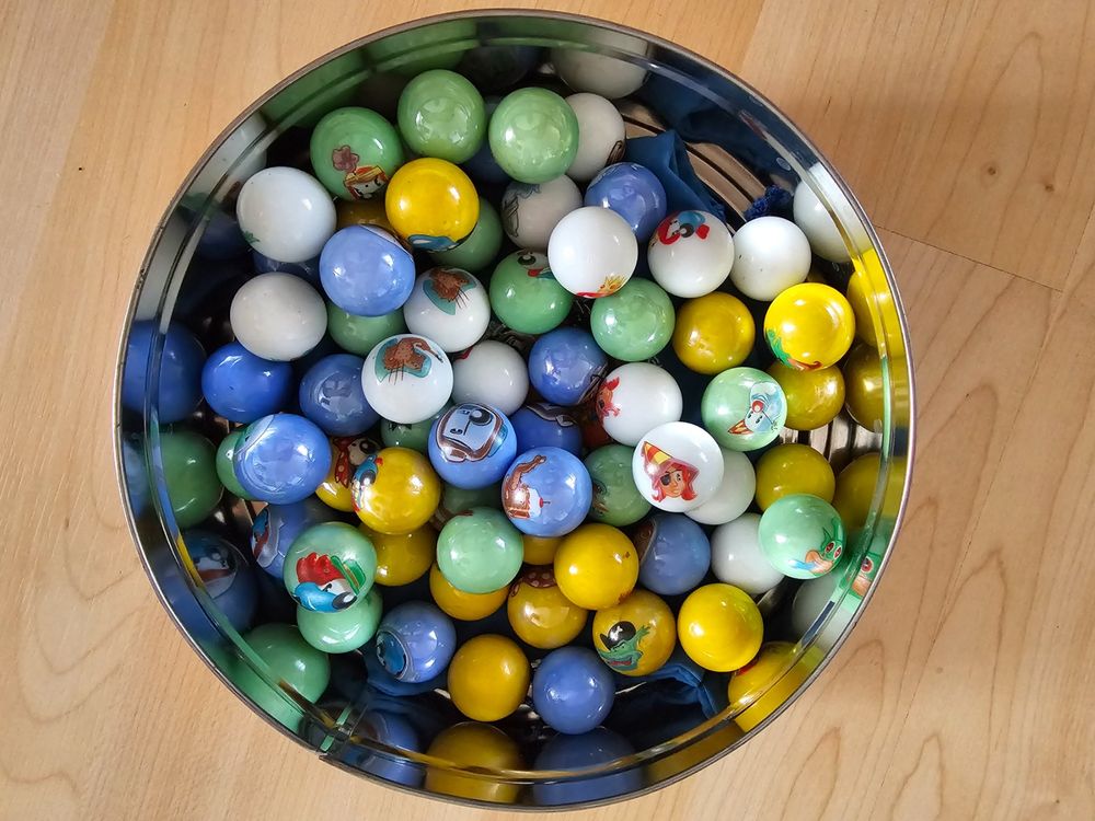 MURMEL MANIA MURMELN VON MIGROS UNSORTIERT 62 STÜCK | Kaufen auf Ricardo