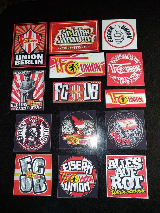 UNION BERLIN FAN STICKER (Gebraucht) in Spiegel b. Bern für CHF 28 ...