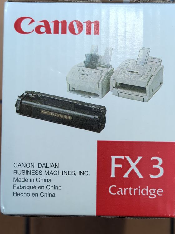 Cartouche Canon FX 3 neuve (Neu und originalverpackt) in Lausanne für CHF 9.9 – nur Abholung auf ...