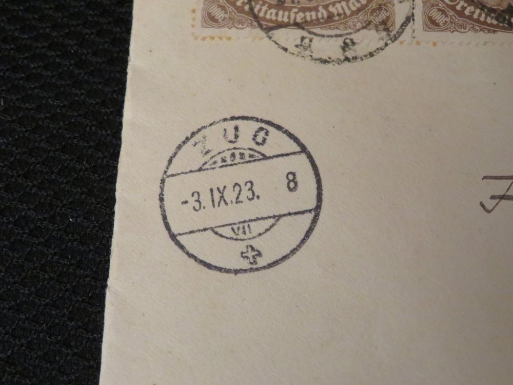Interessanter Beleg, Top Frankatur ( Vor und Rückseite) (Gebraucht) in Burgdorf für CHF 10 – mit ...