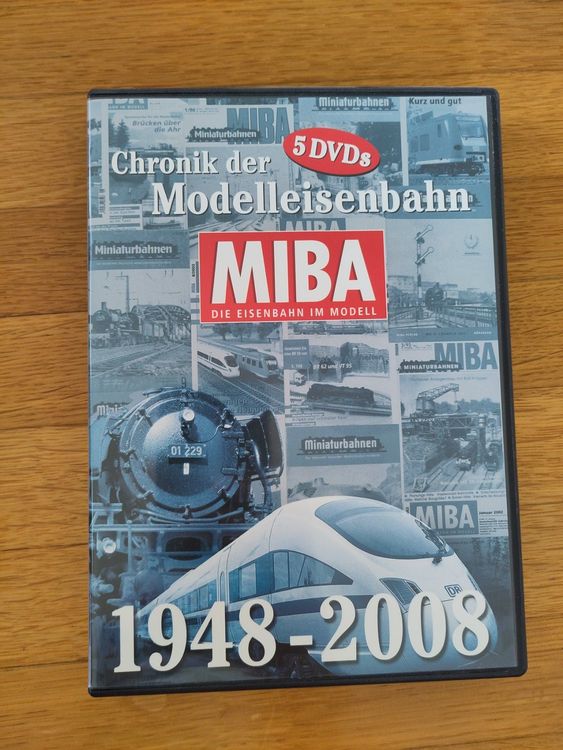 MIBA - Chronik der Modelleisenbahn / 5 DVDs / 1948 - 2008 (Gebraucht ...