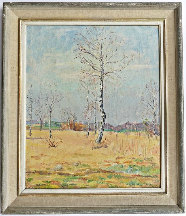 Hanni BAY (1885-1978) - Grosses Ölgemälde Birke im Frühling! (Gebraucht) in Ostermundigen für ...