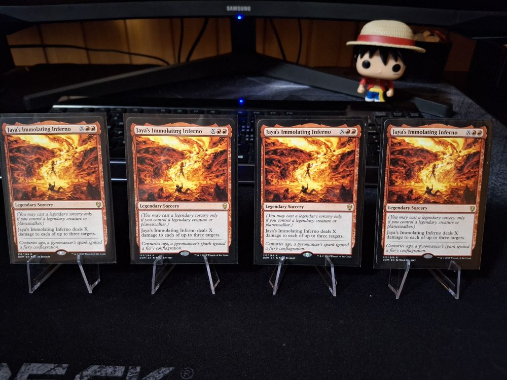 MTG - 4x Jaya's Immolating Inferno - Dominaria - EN (Neu (gemäss ...