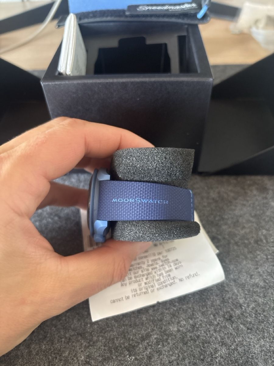 Omega x Swatch Moonswatch Mission Neptune+ bracelet (Neu (gemäss ...