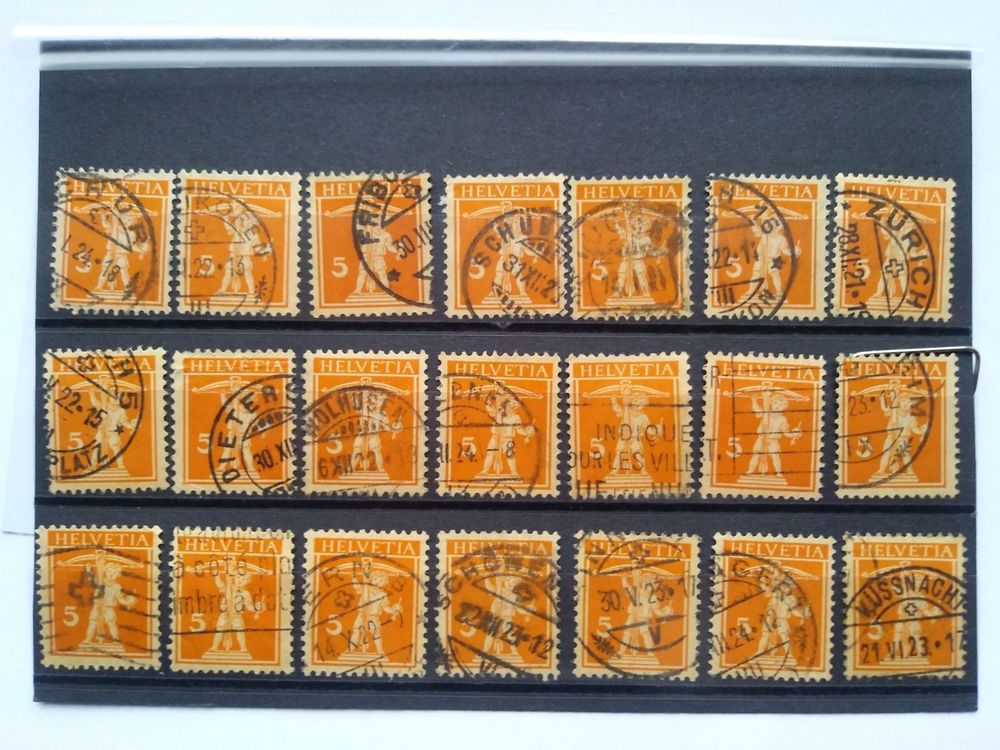 CH Briefmarken/Steckkarte/1921 Tellknabe | Kaufen auf Ricardo