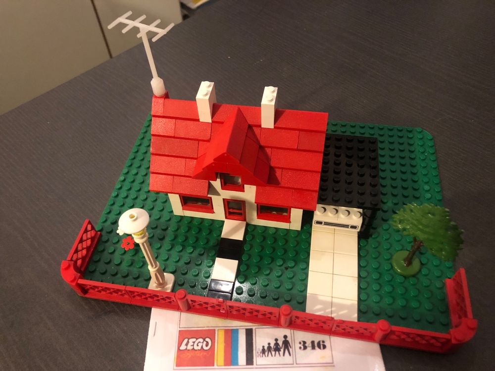 Lego 346-2 Maison avec voiture (Gebraucht) in Fribourg für CHF 18 – mit ...