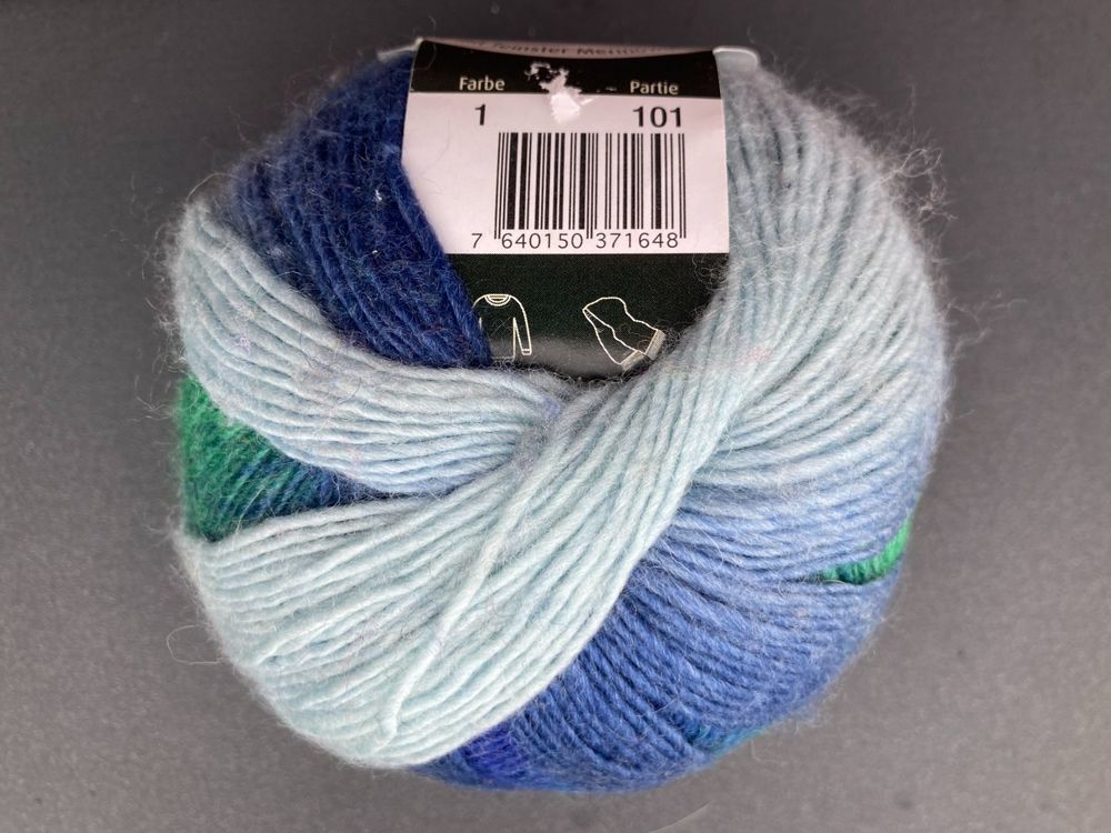 Wolle mit Seide: Colorelli von Schulana, 1 Knäuel à 50 Gramm (Neu ...