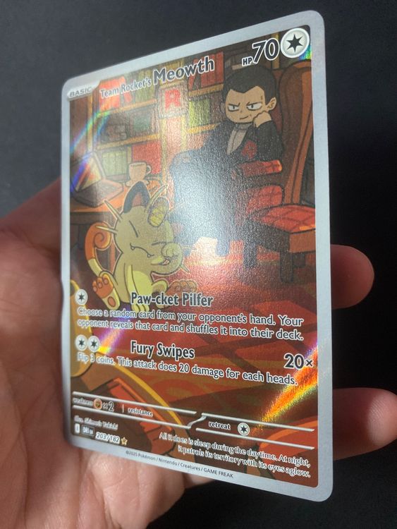 Team Rocket's Meowth 203 - Mauzi - Destined Rivals - EN (Neu (gemäss ...