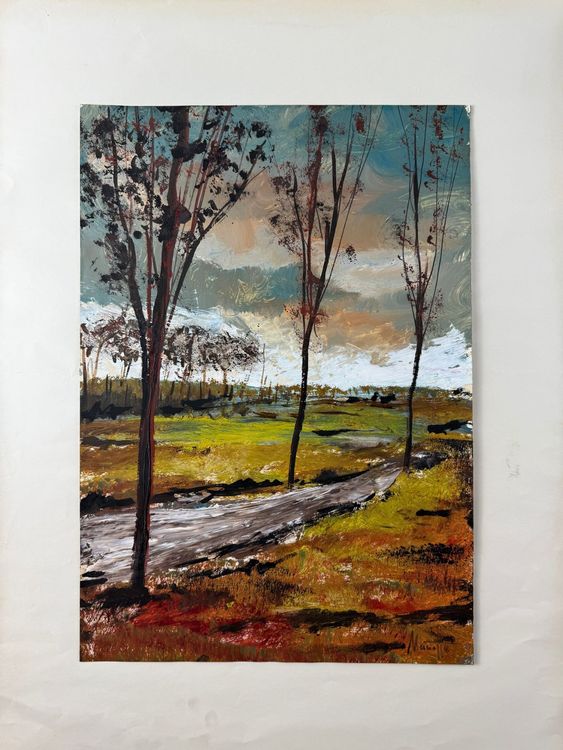 Herbstlandschaft Gemälde Unikat signiert (Gebraucht) in Neuhausen am Rheinfall für CHF 10 – mit ...