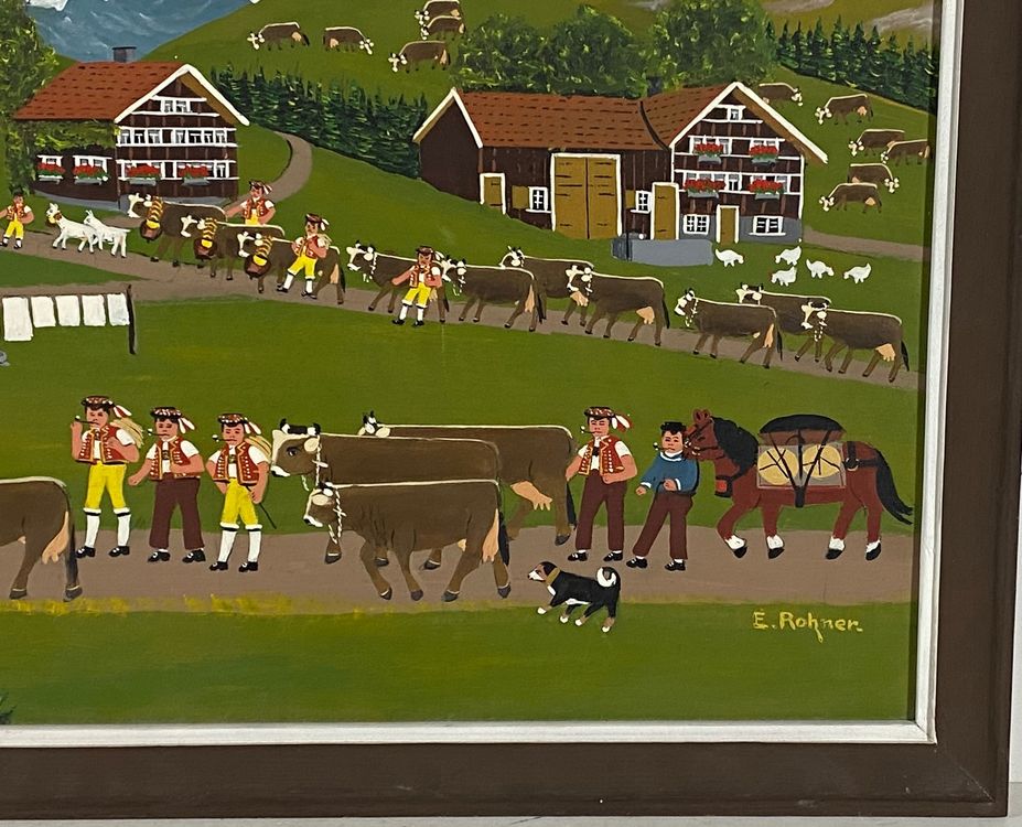 Ernst Rohner Appenzeller Gemälde (Gebraucht) in Root für CHF 161 – mit Lieferung auf Ricardo kaufen