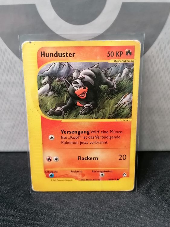 HUNDUSTER AQUAPOLIS 2002 POKEMON KARTE (Gebraucht) in Uerzlikon für CHF ...