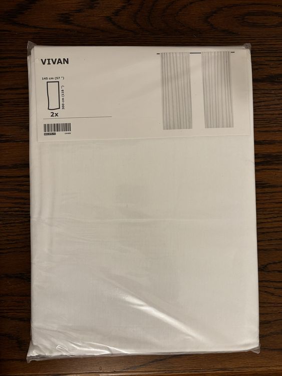 Weisser Vorhang - neu und original verpackt - Ikea Vivan (Neu und originalverpackt) in Boppelsen ...