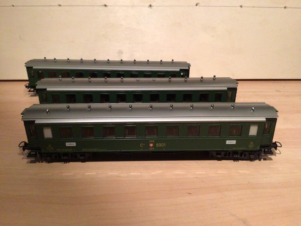 Märklin 3 Personenwagen 8901 Zürich | Kaufen auf Ricardo