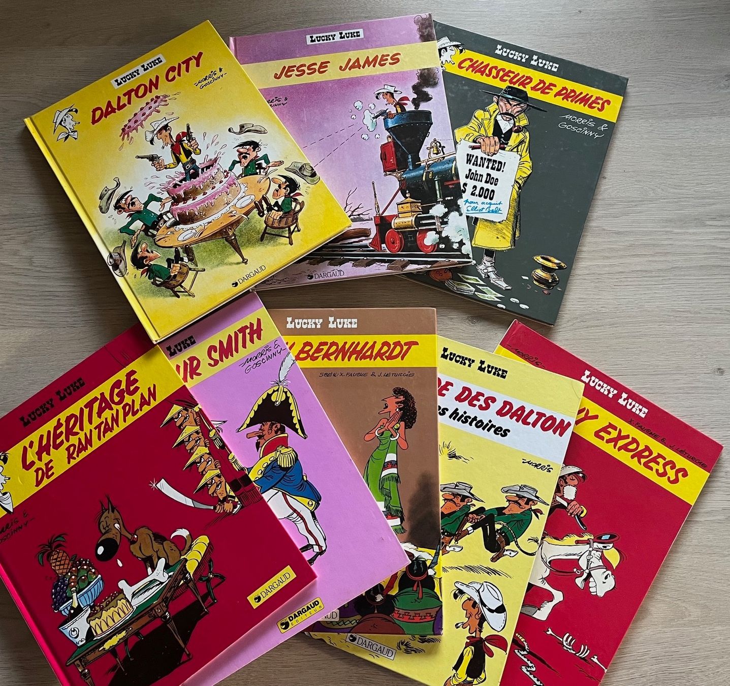 8 BD DE LUCKY LUKE ! DESSIN MORRIS ! EDITION DARGAUD ! (D'occasion) à ...