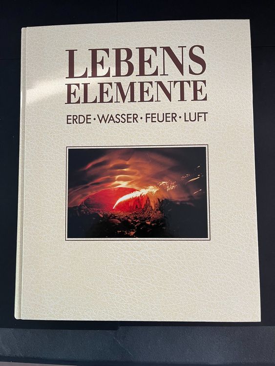 Bildband über die Lebens-Elemente Erde, Waser, Feuer, Luft (Neu (gemäss ...