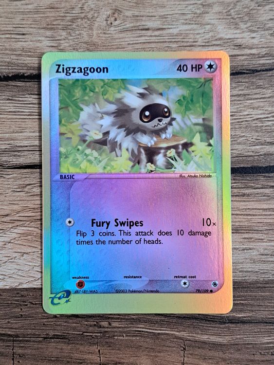 Pokémon Trading Card Game, Zigzagoon, Ruby&Sapphire (Neu (gemäss ...
