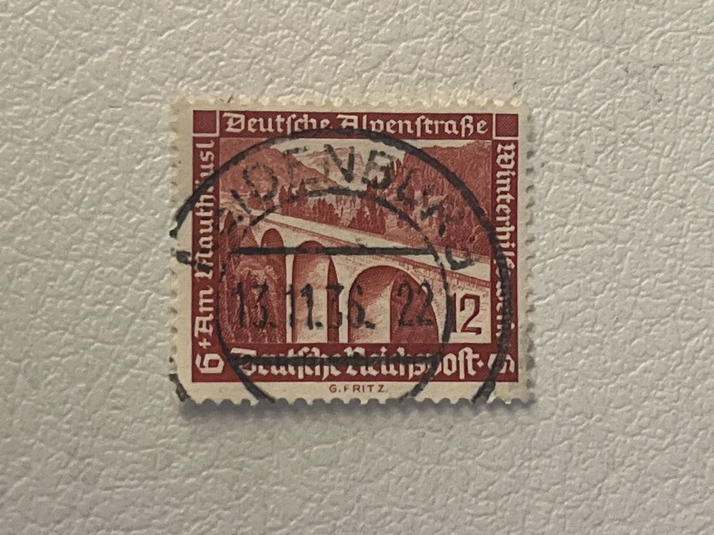DR - Deutsche Reich / 3° Reich / Briefmarke (Gebraucht) in Chiasso für ...