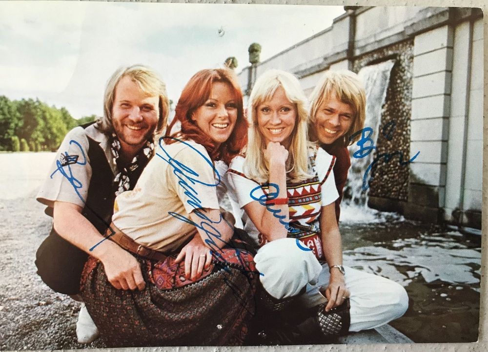 ABBA Autogramm Karte ca. 1976 (Gebraucht) in Wettingen für CHF 105 – mit Lieferung auf Ricardo ...
