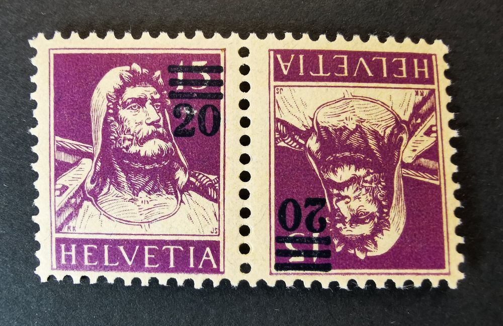 TR55 Timbre Suisse Non Oblitere - Impression déplacé | Kaufen auf Ricardo