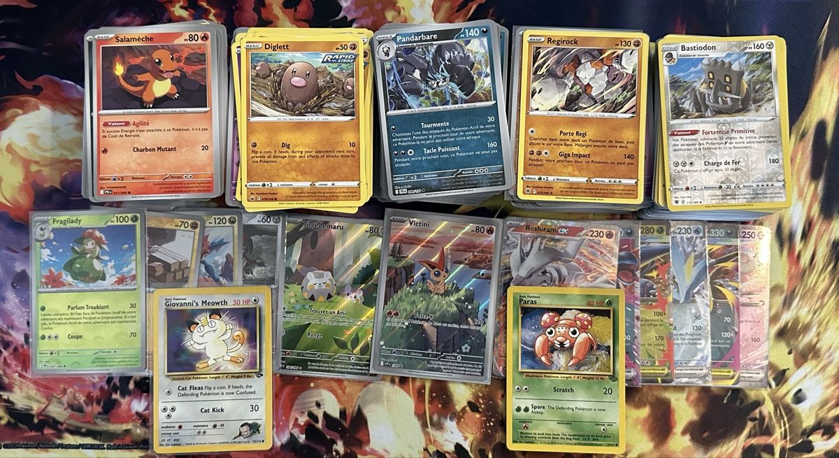 POKÉMON COLLECTION/SAMMLUNG FR ENG JP +500 cartes (Neuf (Voir ...