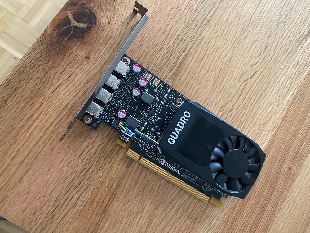 Nvidia Quadro P1000 4GB GDDR5 4 x Mini-DP Video Card (Gebraucht) in für ...