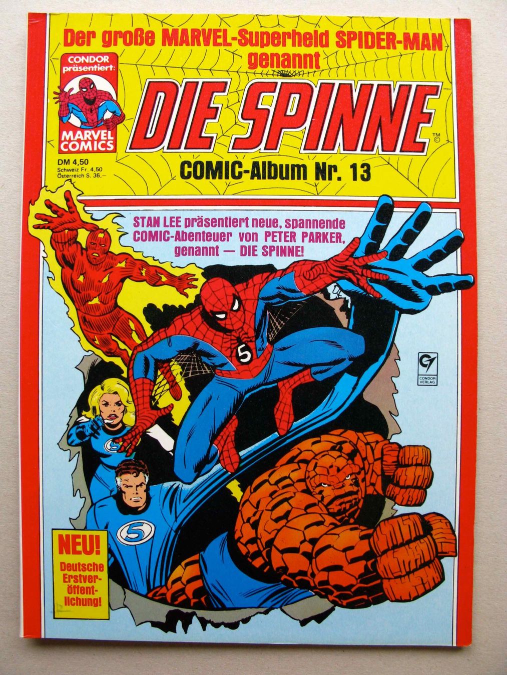 Die Spinne Album Nr. 14 Spider-Man bei den Fantastic 5 ? (Gebraucht) in ...