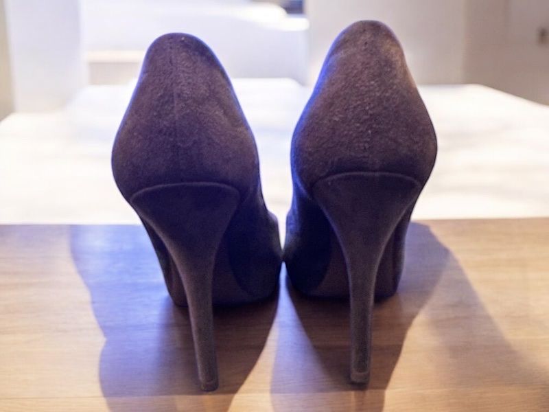 LOUIS VUITTON Escarpins Open-Toe – Daim – Taille (D'occasion) à Genève ...