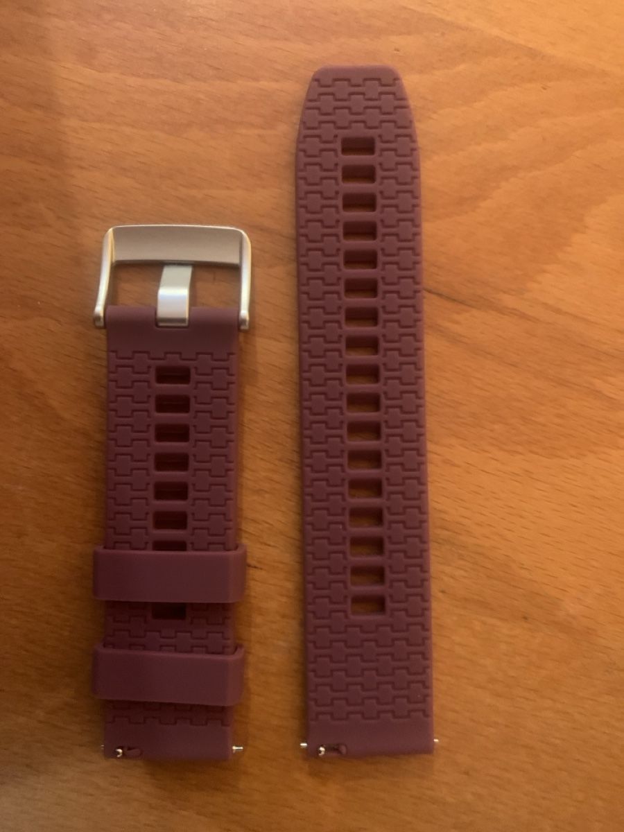 Bracelet de montre aubergine interchangeable (Neuf avec emballage d ...