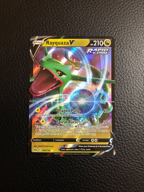 Crown Zenith Rayquaza V 100/159 Ab 1 | Kaufen auf Ricardo