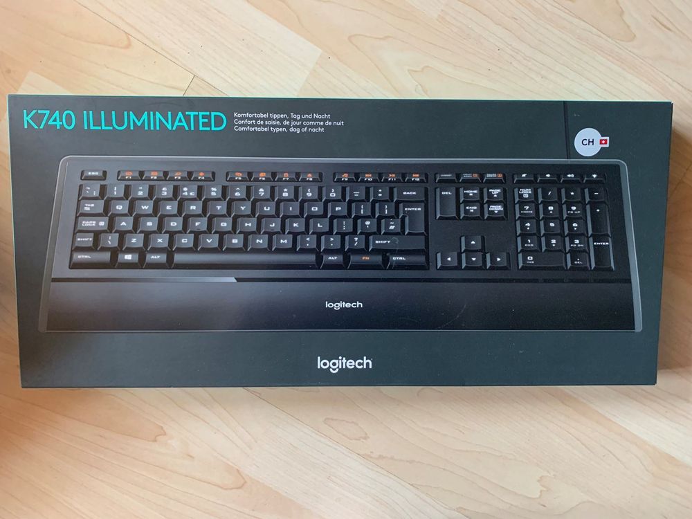 Logitech K740 Illuminated Tastatur (Neu und originalverpackt) in ...