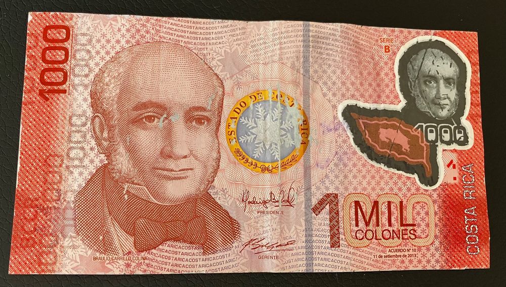 Costa Rica 1000 Colones 2013 (Gebraucht) in Algetshausen für CHF 2.4 ...