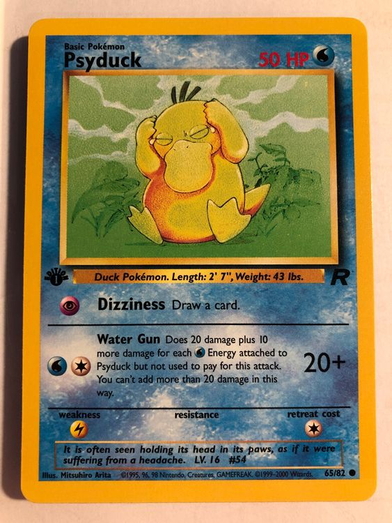 Psyduck 1st Team Rocket - MINT - ab 1.- | Kaufen auf Ricardo