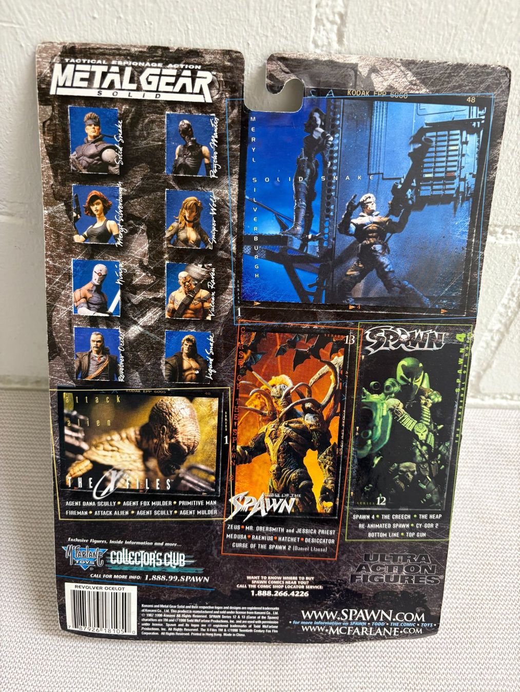 Metal Gear Solid Revolver Ocelot Action Figure, Vintage 1998 (Neu und ...
