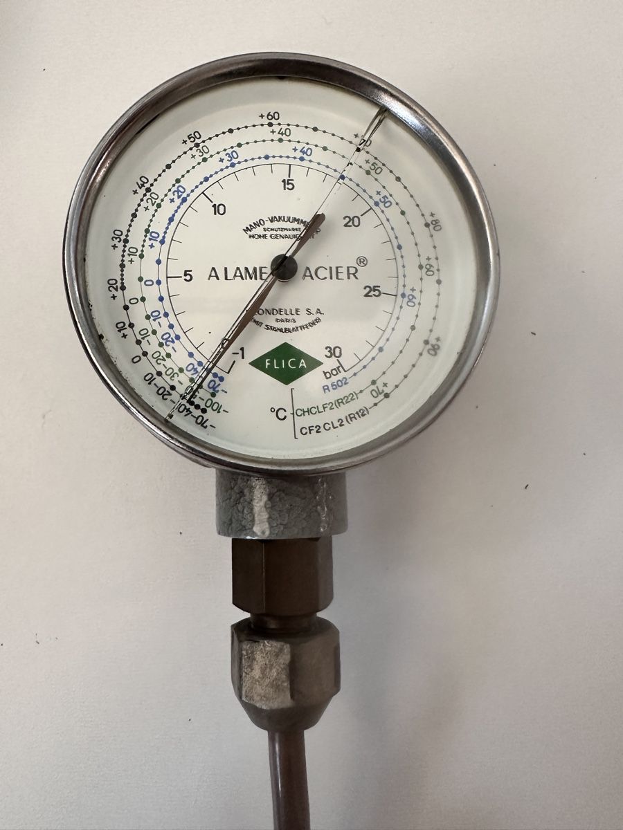 Vintage Manometer A LAMBE ACIER, Sondelle S.A., Top! (Gebraucht) in ...