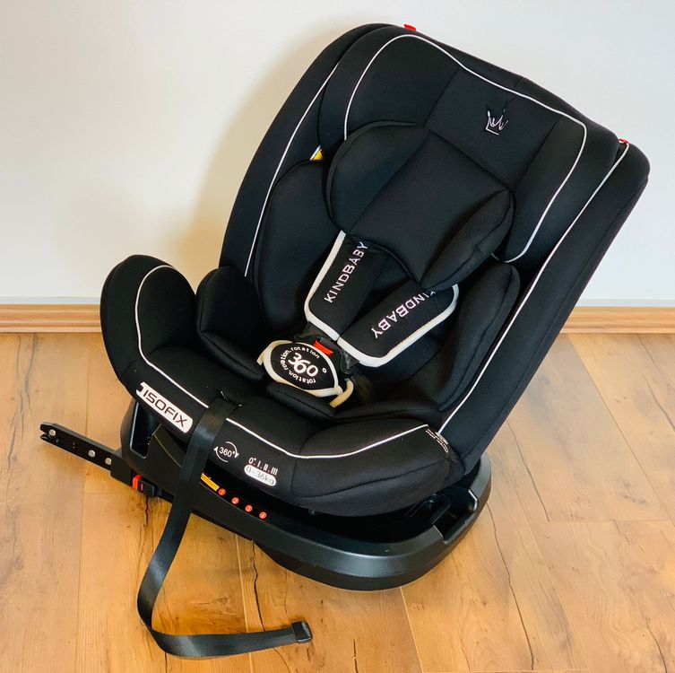 ISOFIX Autokindersitz 360° Drehfunktion 0-36kg SCHWARZ NEU | Kaufen auf ...