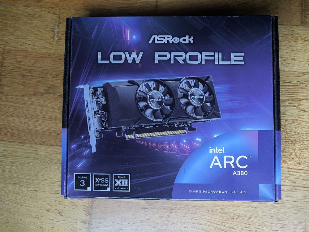 ASRock Intel ARC A380 LP 6G Grafikkarte (Neu und originalverpackt) in ...