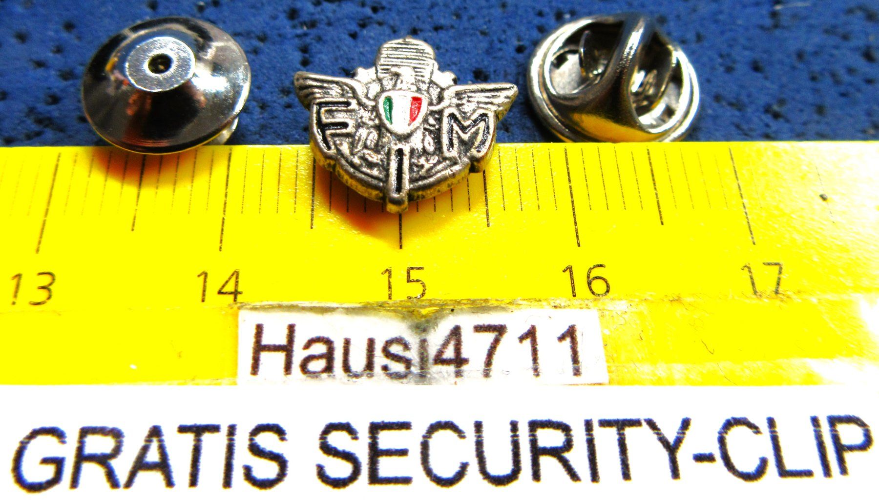 FMI ITALIA MOTORCYCLES FEDERATION PIN KLEIN OLDI 15mm (Gebraucht) in ...