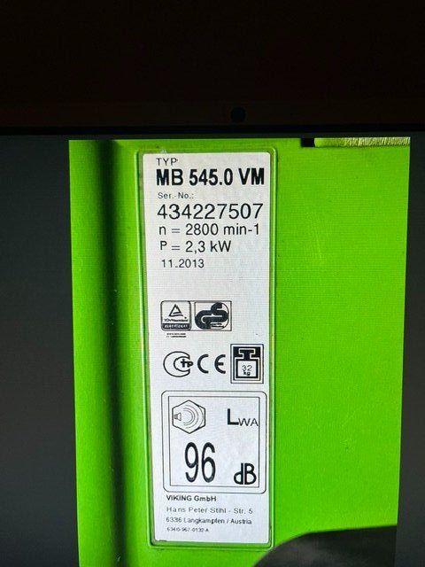 Viking MB 545 VM Benzin-Rasenmäher (Gebraucht) in Kreuzlingen für CHF ...