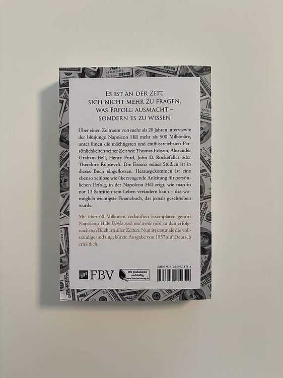 Think and Grow Rich (Gebraucht) in Zug für CHF 10 – mit Lieferung auf Ricardo kaufen