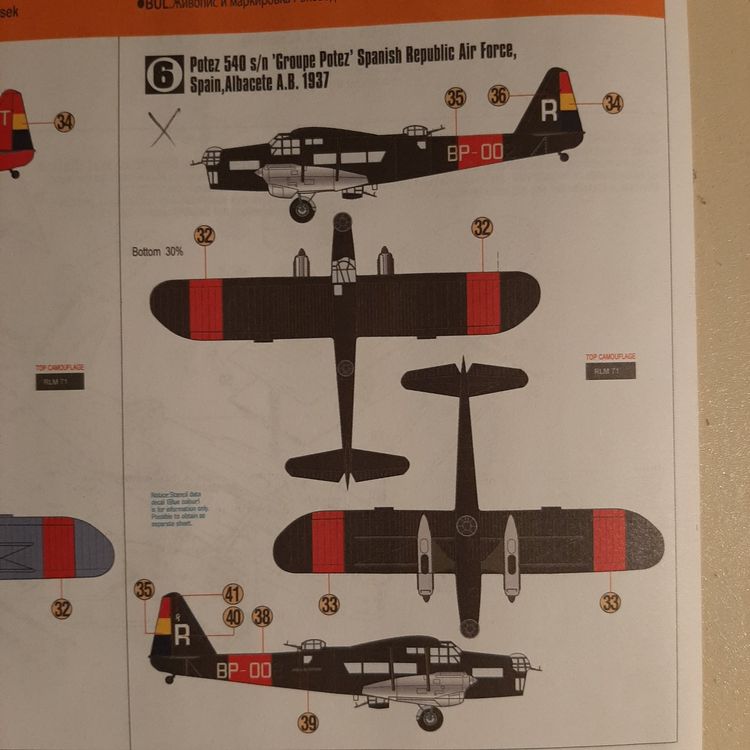 1000 ... Potez P. 540 ... Mister Craft F-51 (Neu (gemäss Beschreibung ...