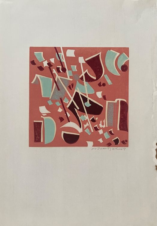 Oskar Dalvit (1911-1975) Holzschnitt Handsig | Kaufen auf Ricardo