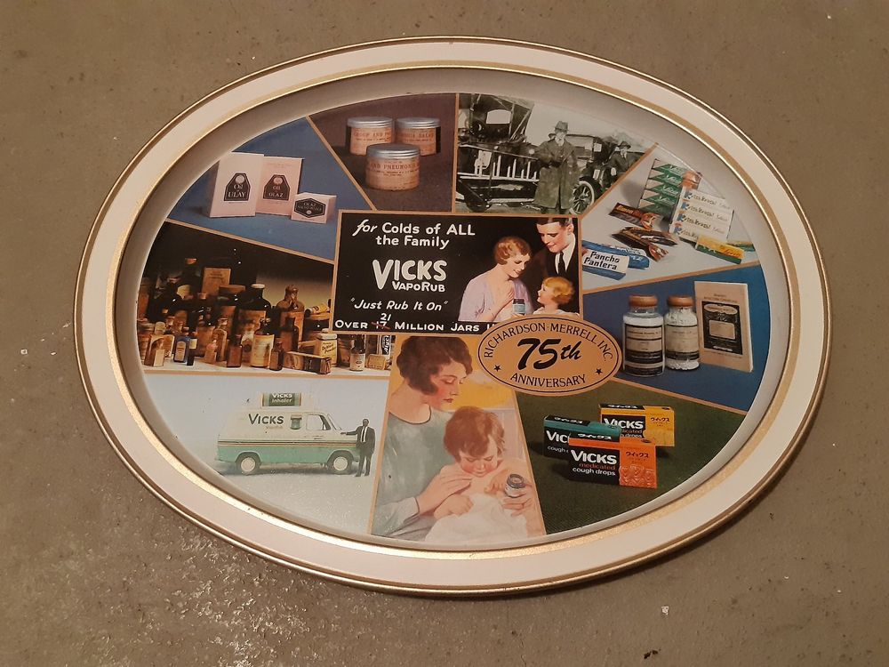 Retro-Stil: Service-Tablett, oval | Kaufen auf Ricardo