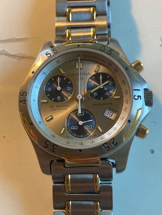 Certina DS Chronograph Quarz Herrenuhr DEFEKT 38+mm (Defekt) in Schönengrund für CHF 40 – mit ...