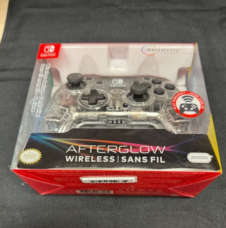 Nintendo Switch Pro Controller - AfterGlow mit Lichteffekten | Kaufen ...