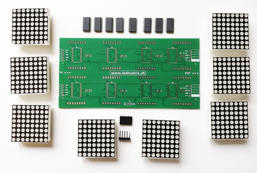 DIY Kit - LED Dot Matrix Control Display Module (Neu (gemäss ...