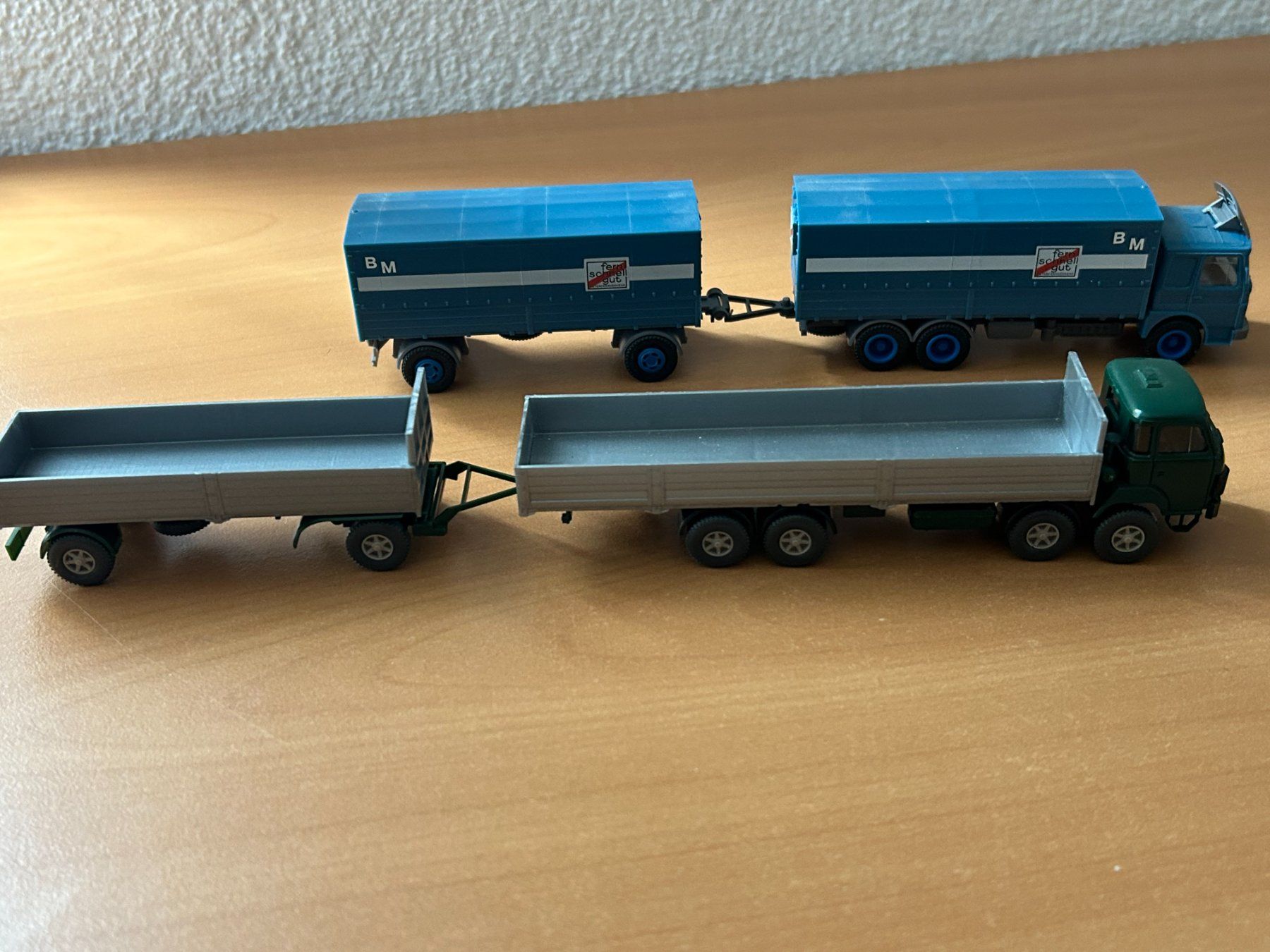 LKW Anhängerzüge Saurer/MAN 1:87 Wiking/RMM Top (Gebraucht) in ...